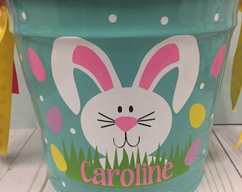 Metal Easter Bucket - Etsy