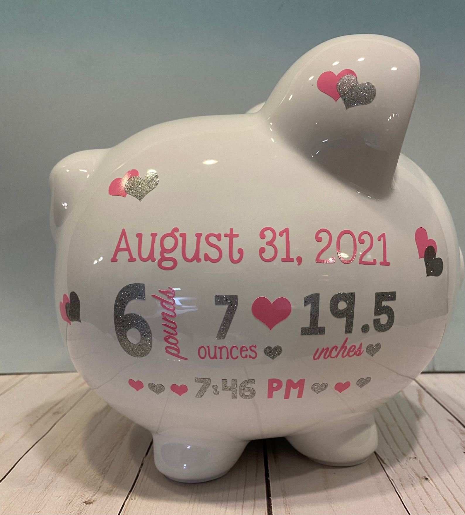 Personalized Large Piggy Bank-piggy Bank for Boys-piggy Bank - Etsy