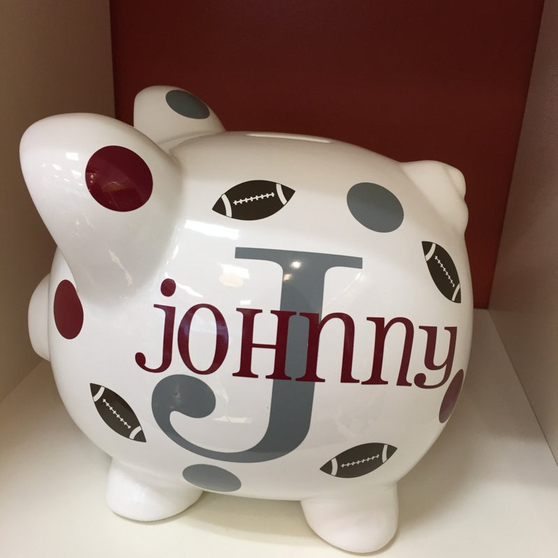 Sports Piggy Bank - Etsy