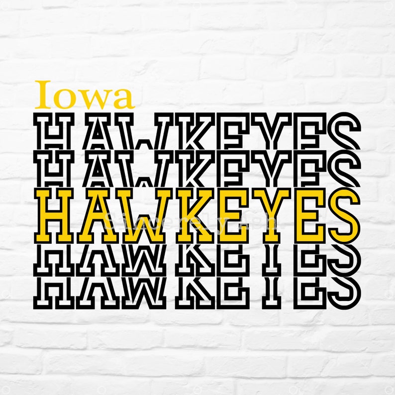 Iowa Hawkeyes, Iowa, Hawkeyes SVG PNG - Etsy