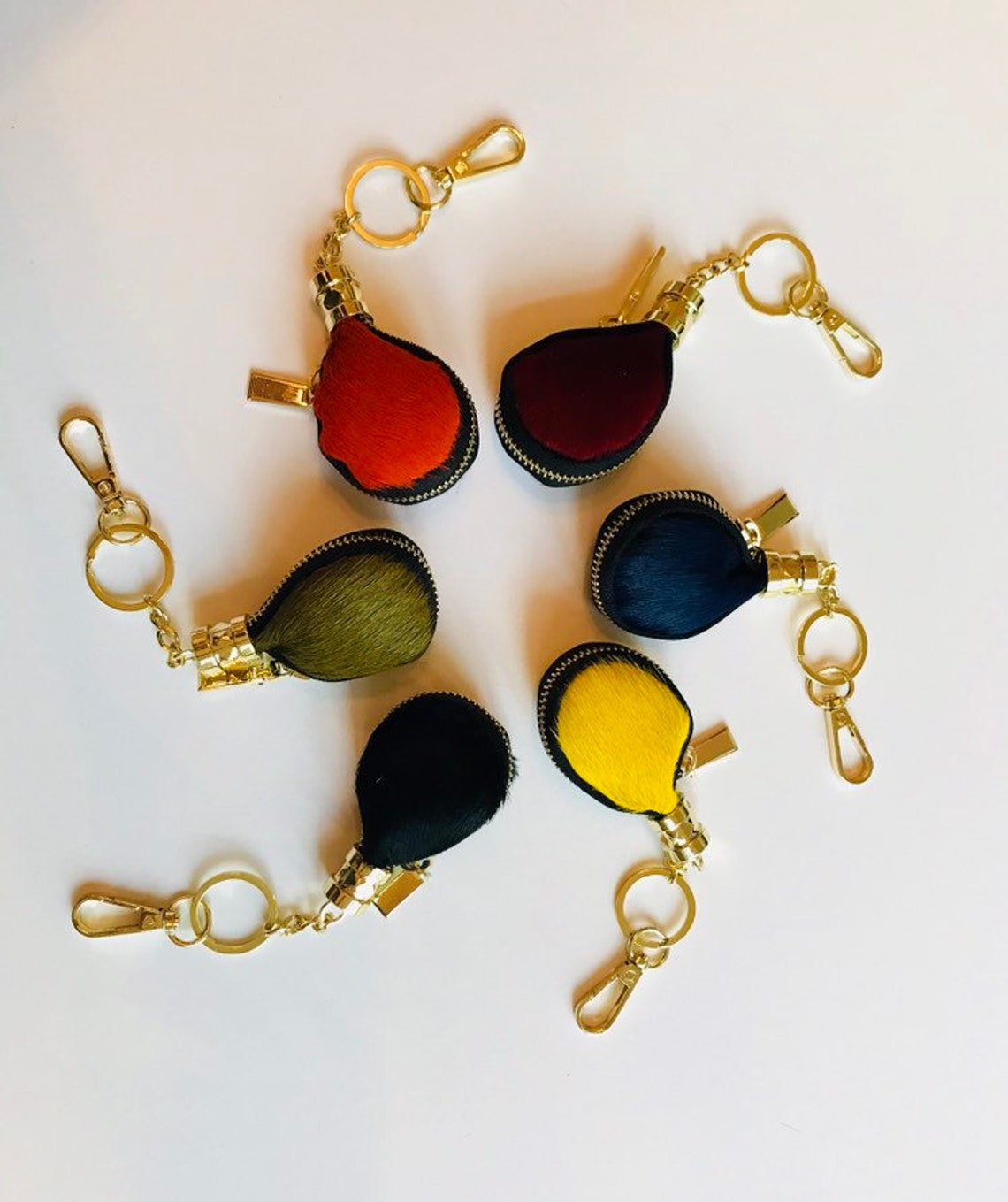 Zipper Pouch Keyrings - Etsy