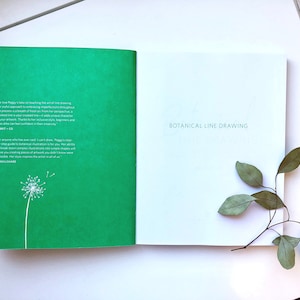 Botanical Line Drawing Paperback Book new Version Signed 200 Step-by ...