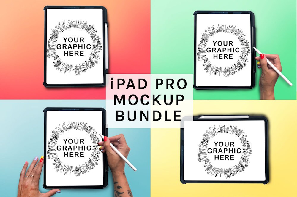 Ipad Pro Mockup Bundle Customizable Styled Mockup Mockup | Etsy