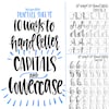 5 Styles Double Letter Practice Sheets | Hand Letter the Alphabet ...
