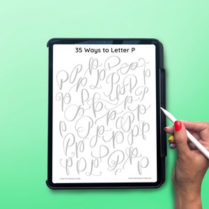 Hand Lettering Tracing Sheets | 35 Ways to Hand Letter the Alphabet ...