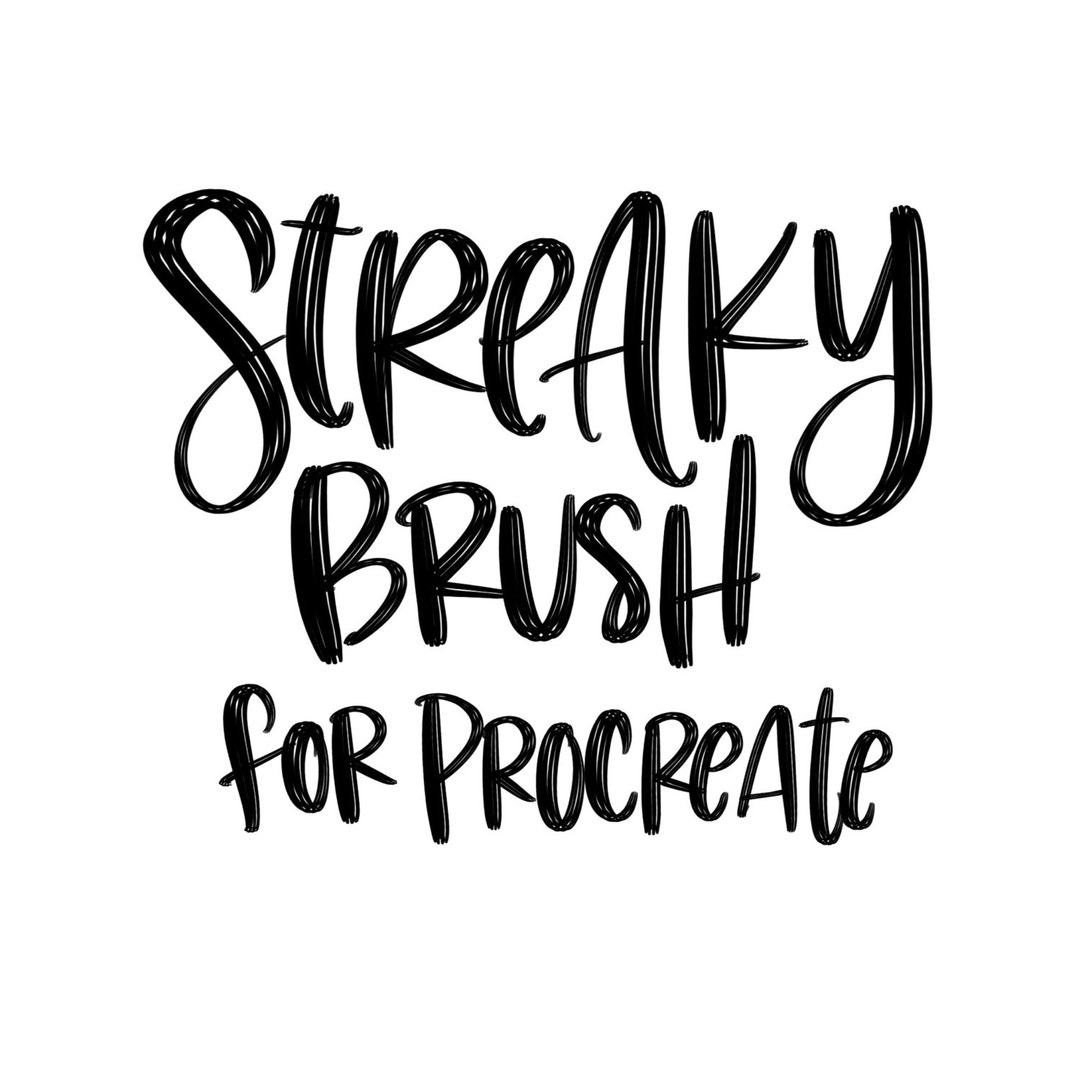 Streaky Brush for Procreate - Etsy