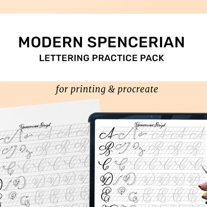 Calligraphy Practice Sheets - Etsy