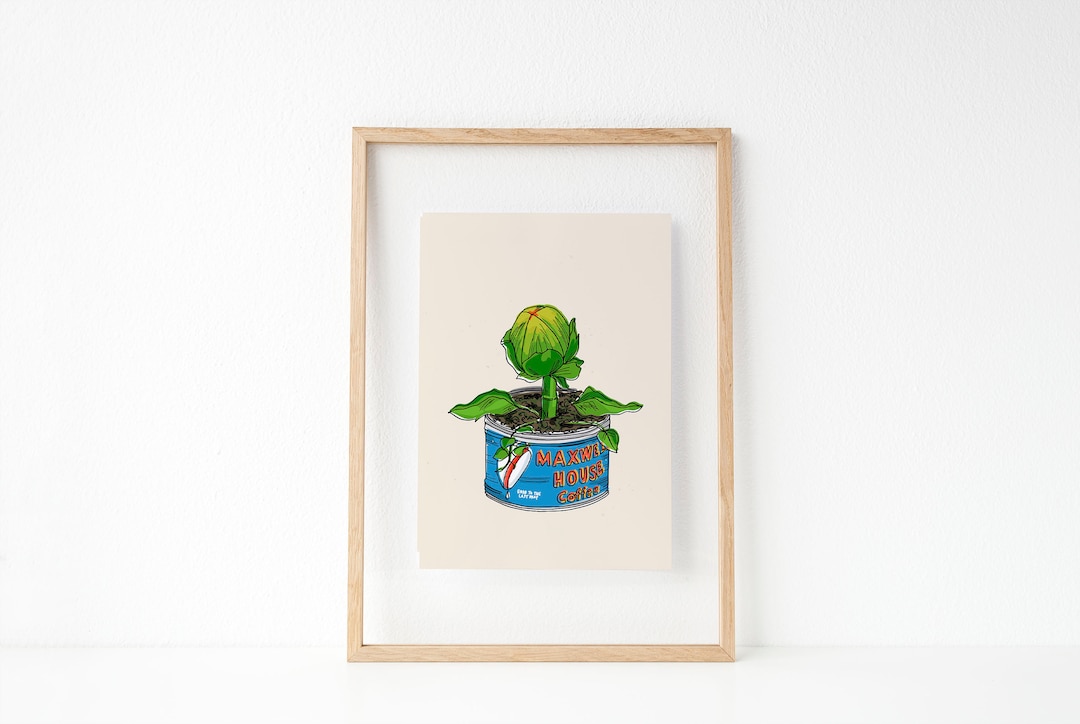 Baby Audrey II Illustration | Wall Decor | Little Shop of Horrors - Etsy