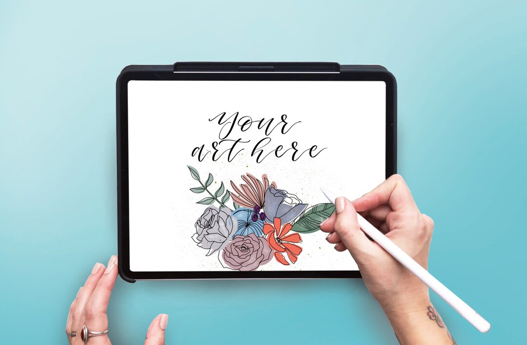 IPad Pro Mockup (NEW 2018) Styled Stock Photo With Apple Pencil - Etsy