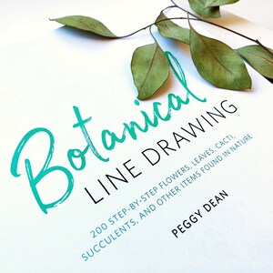Botanical Line Drawing Paperback Book new Version Signed 200 Step-by ...
