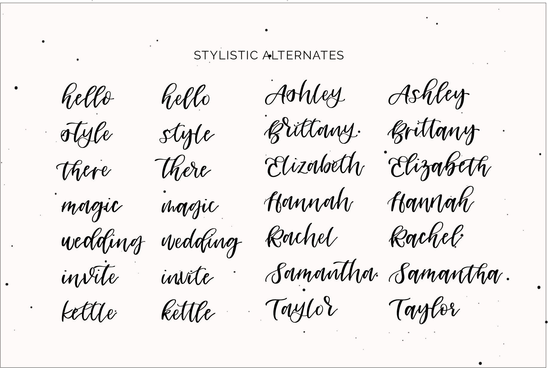 Oriole A Hand Drawn Script Font Stylistic Alternates - Etsy