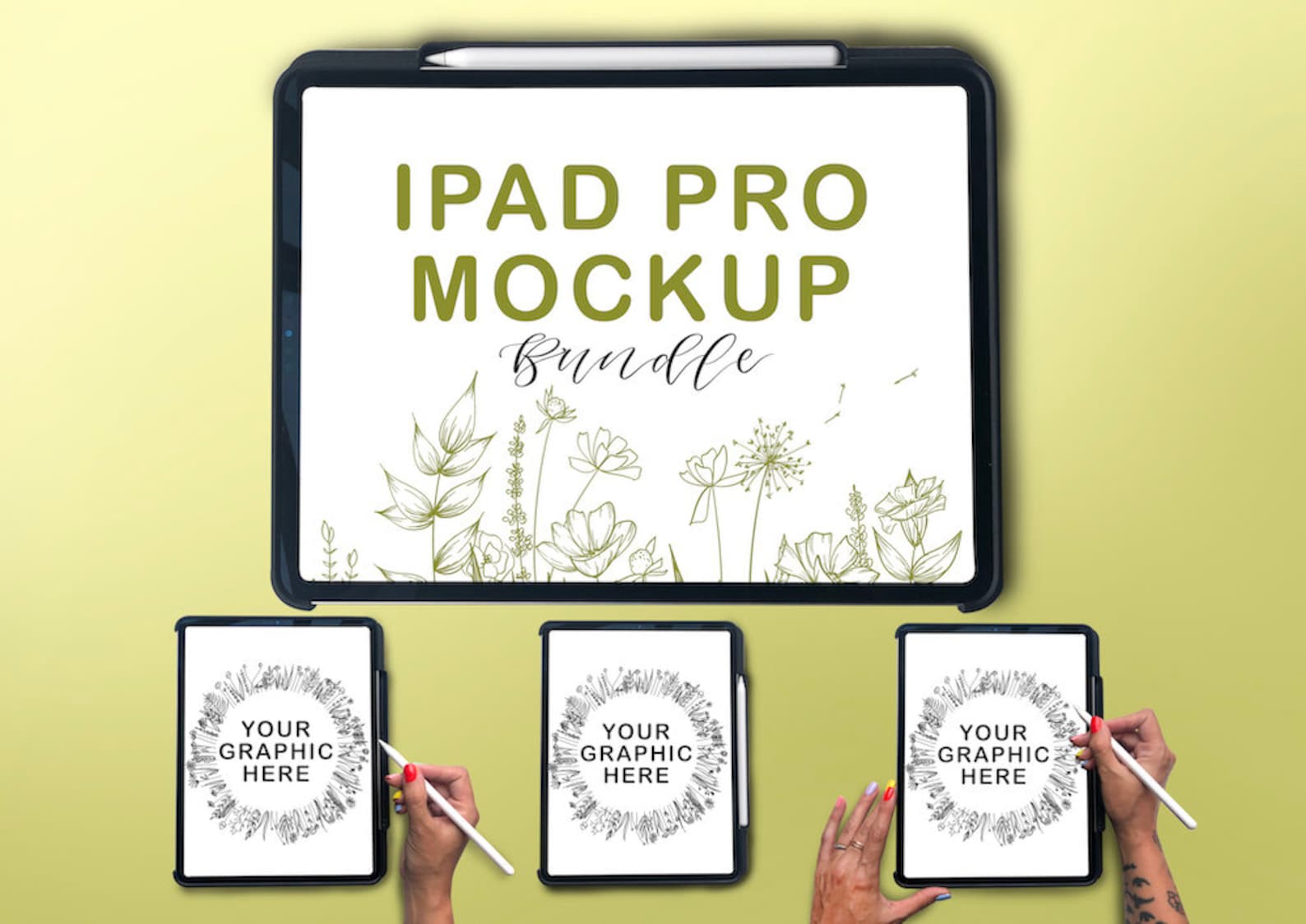 Ipad Pro Mockup Bundle Customizable Styled Mockup Mockup - Etsy
