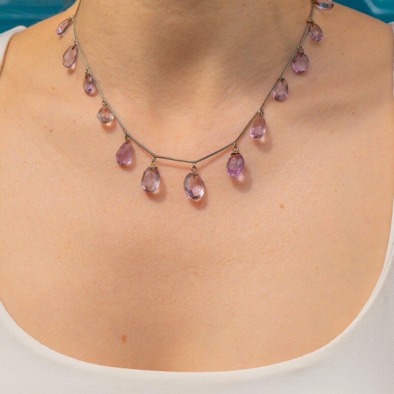 Fringe Necklace - Etsy