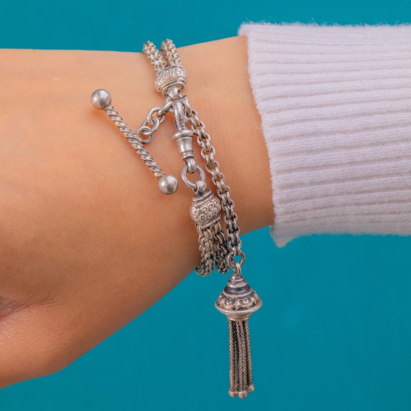Silver Albertina Bracelet - Etsy