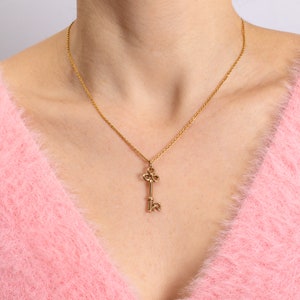 9ct Gold 21st Key Pendant - Etsy