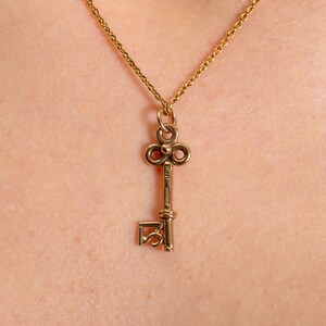 9ct Gold 21st Key Pendant - Etsy