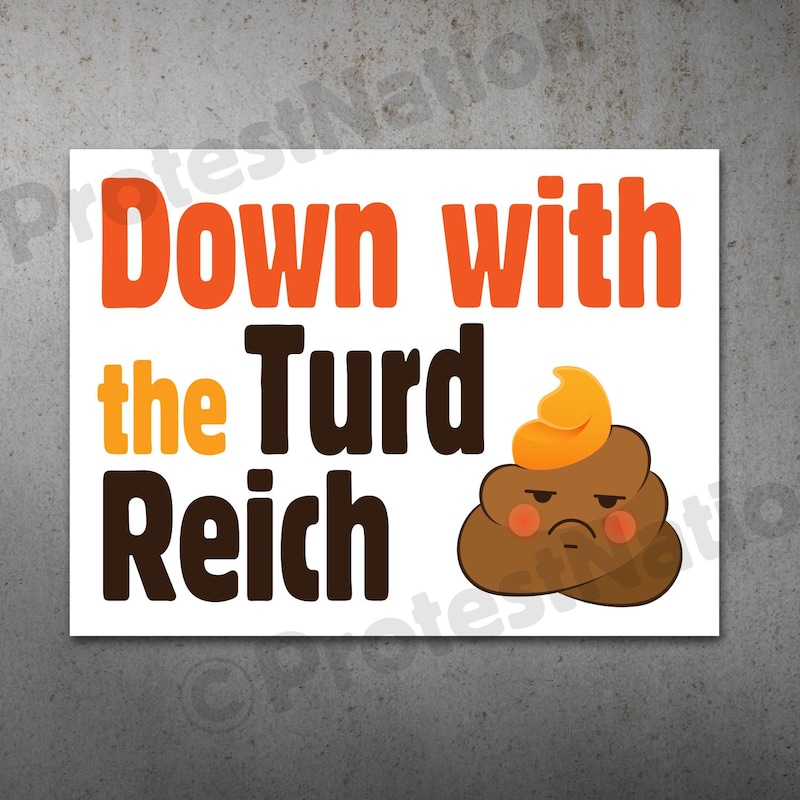 The Turd Reich Poster - Etsy