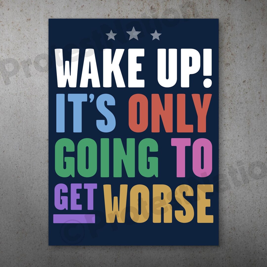 This is NOT Normal PRINTABLE Protest Poster | Anti Trump Protest Sign ...