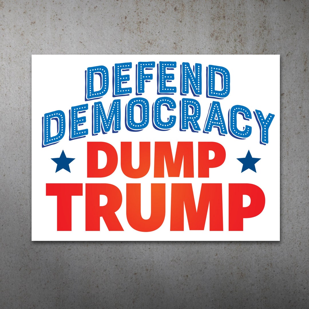 Dump Trump PRINTABLE Protest Poster | Protest Sign - Etsy