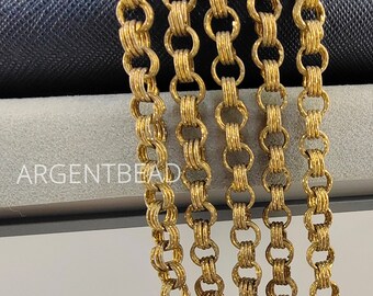 Triple Link Chain | Etsy