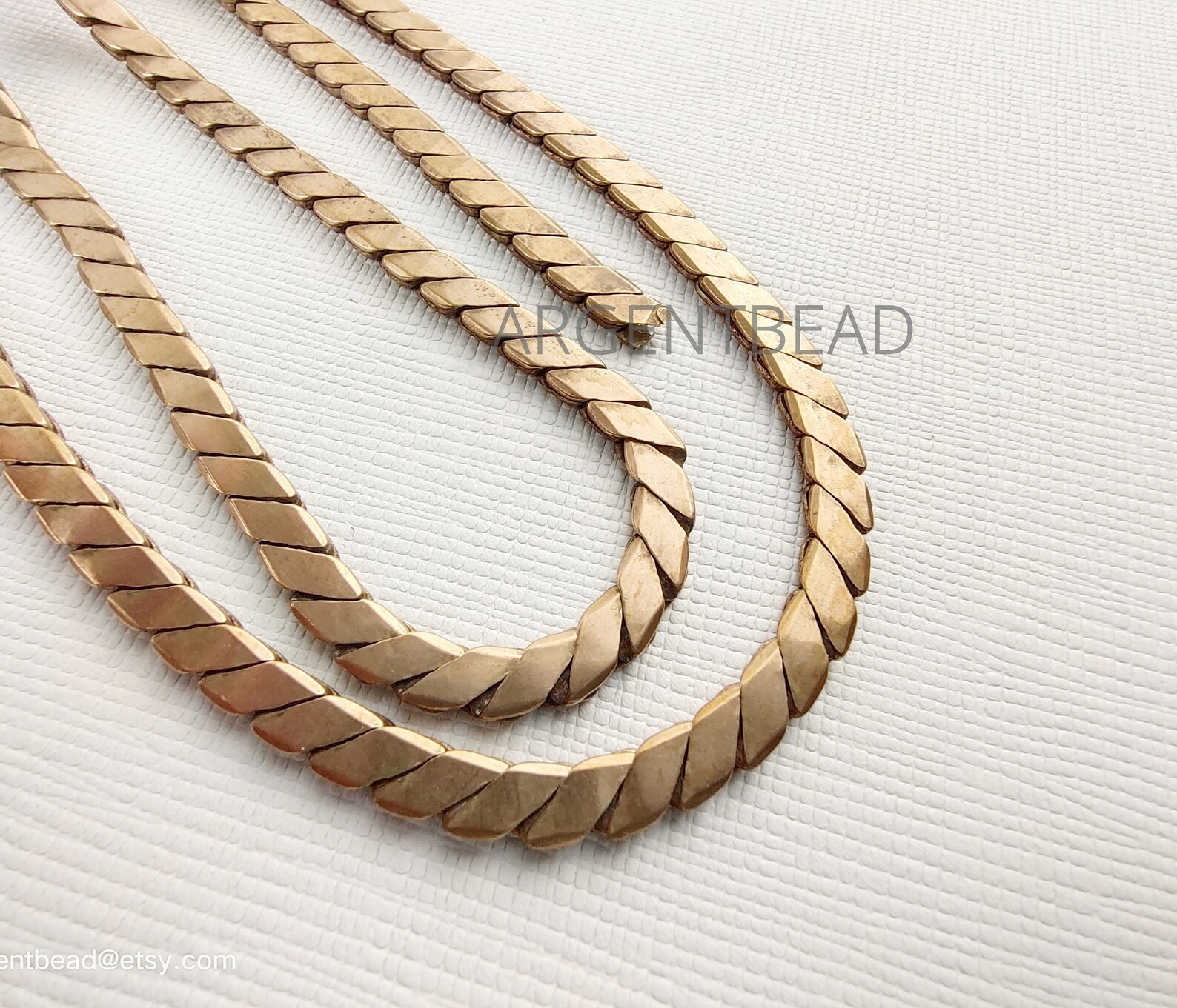 1metre 5mm Brass Snake Chain Necklace Flat Snake Chain Raw - Etsy