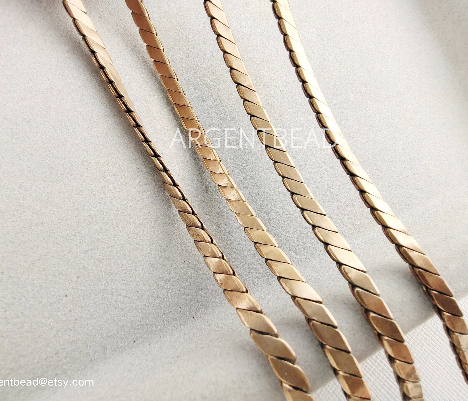 1metre 5mm Brass Snake Chain Necklace Flat Snake Chain Raw - Etsy