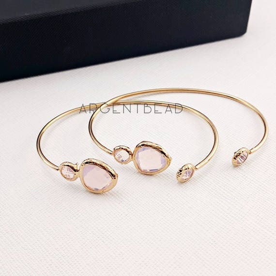 1pc 63mm Triangle Birthstone Bangle Bracelet Personalized - Etsy