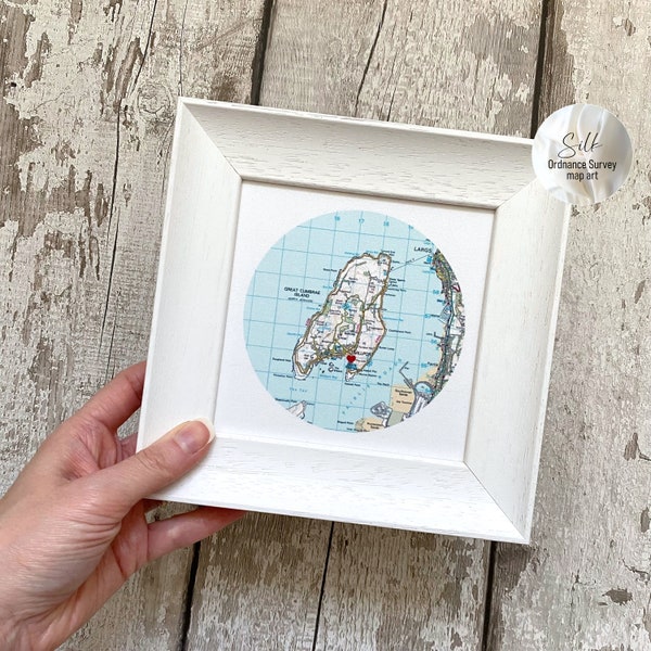 Framed Os Map - Etsy UK