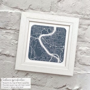 Silk Gift for Man, Custom Minimalist Town or City Blue Print Plan, Map ...