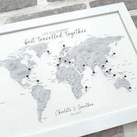 Push Pin Map - Etsy