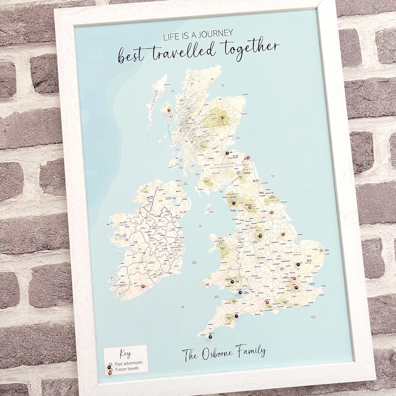 Pin Map for Uk - Etsy