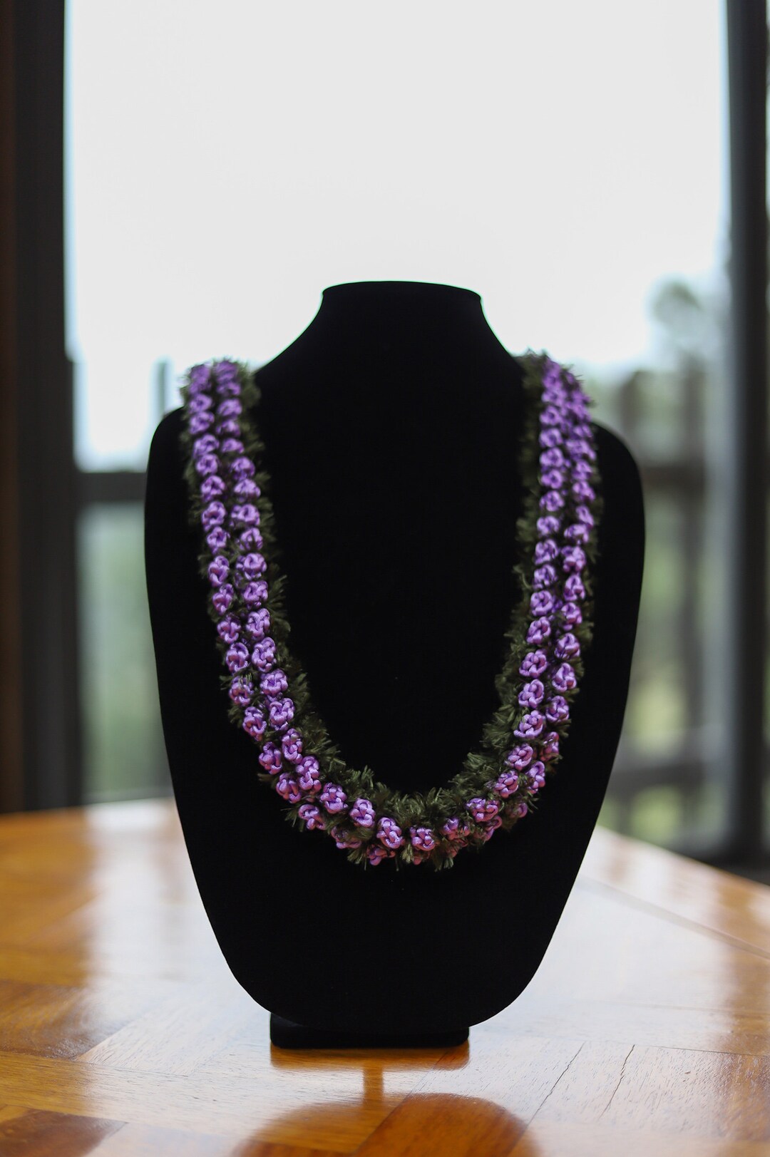 The Purple Crown Flower Lei - Etsy