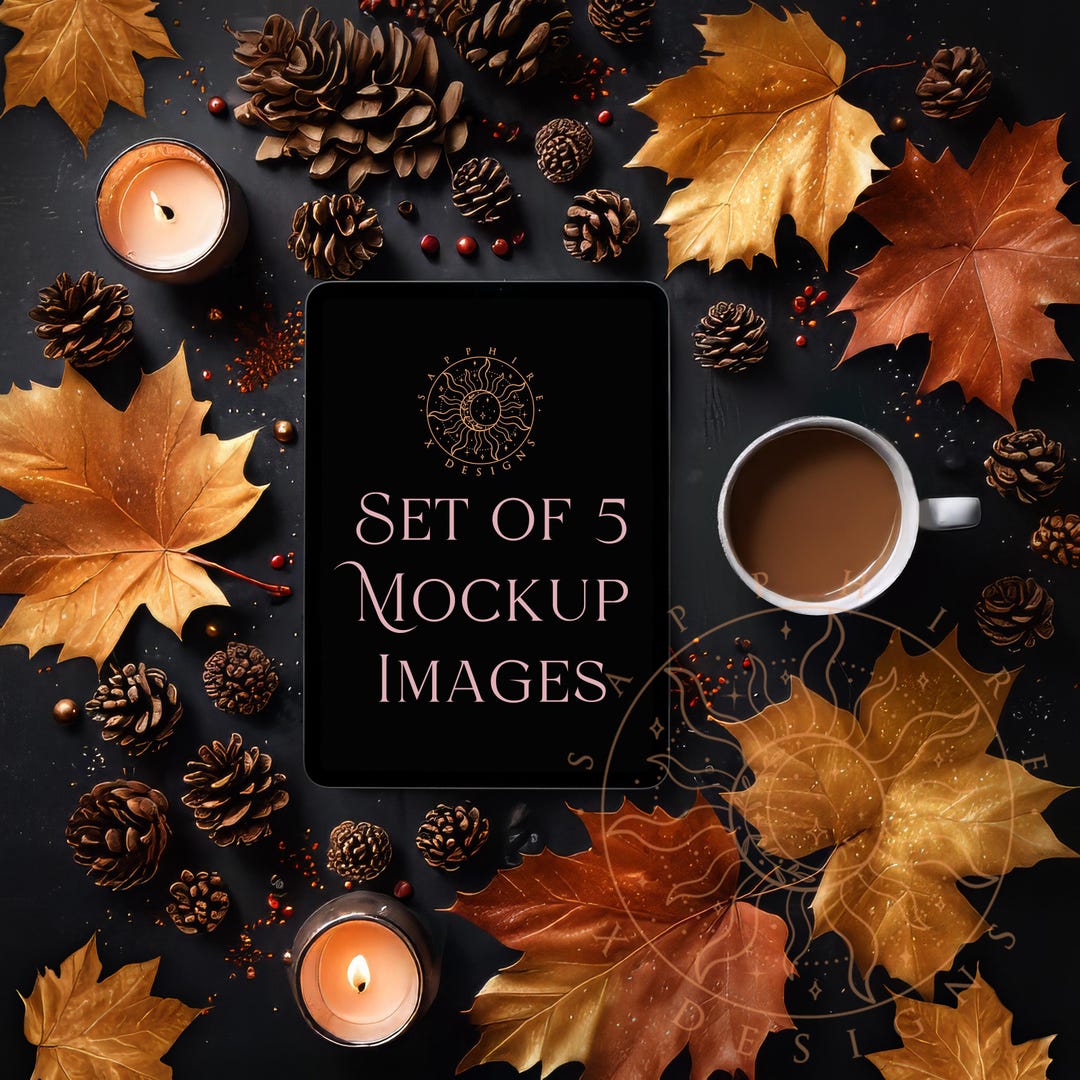 Autumn Colours iPad Mockups - Fall Mockups - E-book Template - Ebook ...