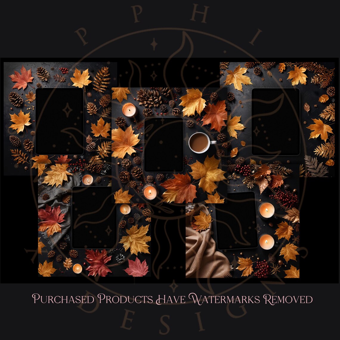 Autumn Colours iPad Mockups - Fall Mockups - E-book Template - Ebook ...