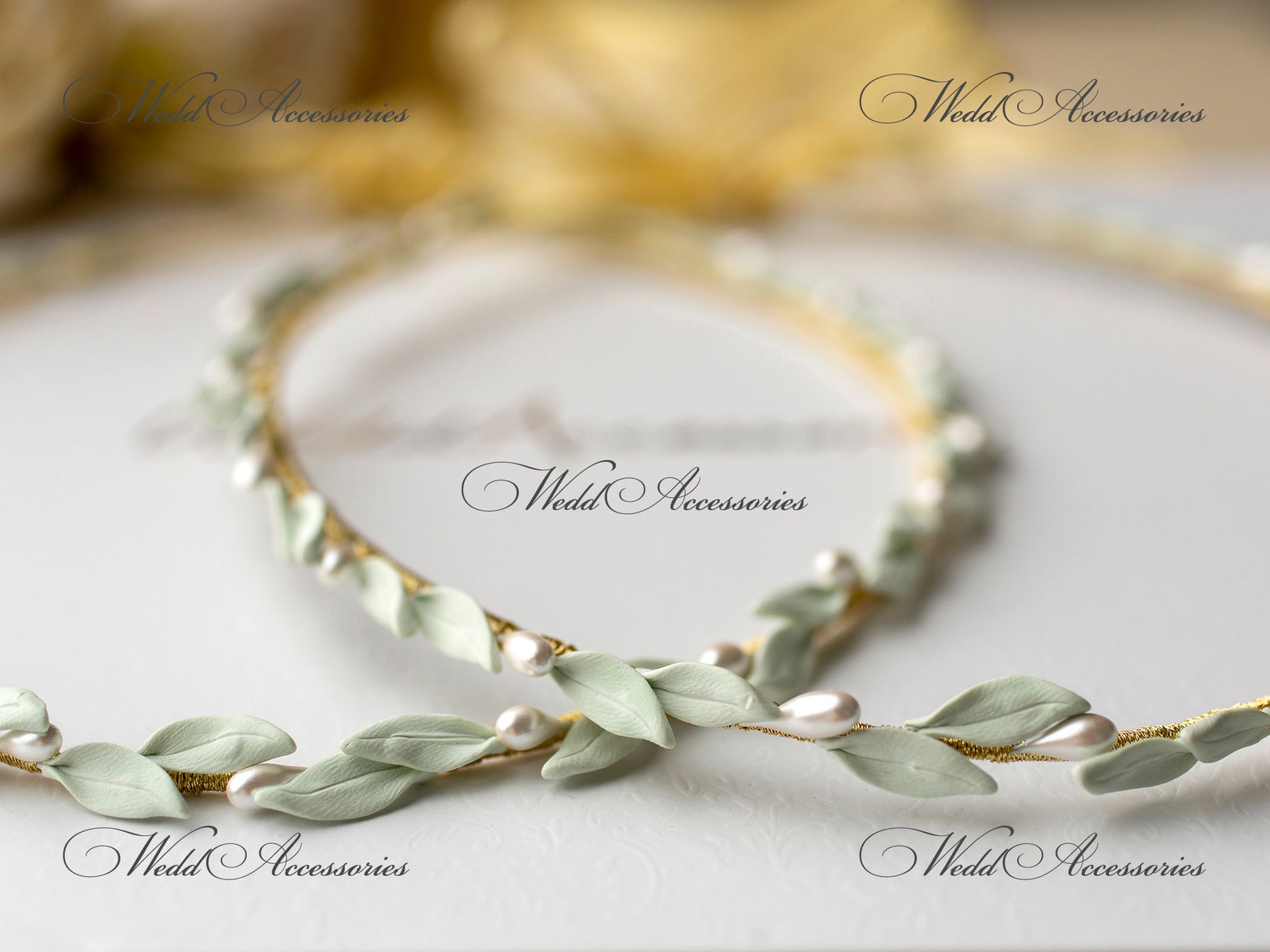 Olive Leaves Stefana Greek Crowns Handmade Stefana Greek Style Olive ...