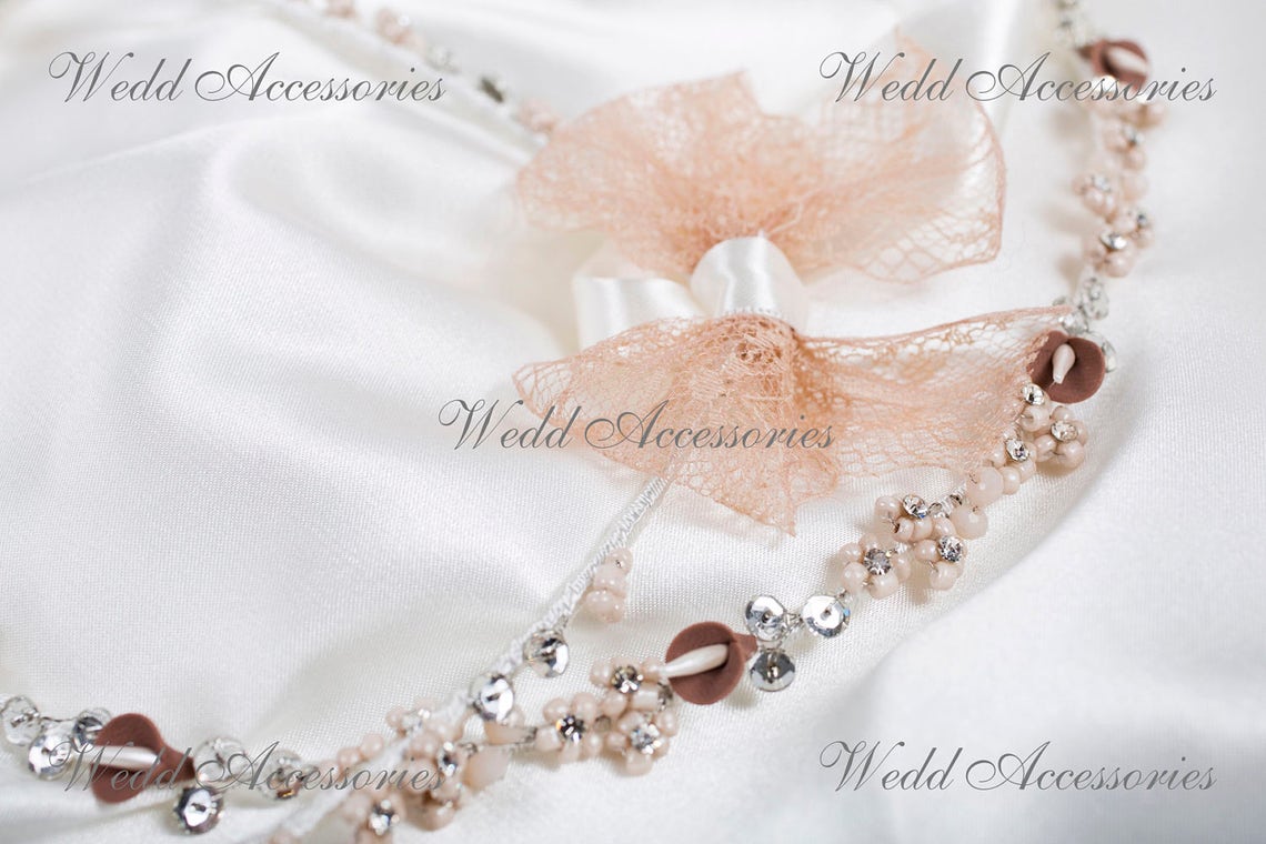 Stefana Handmade Greek Wedding Stephana From Porcelain Calla - Etsy