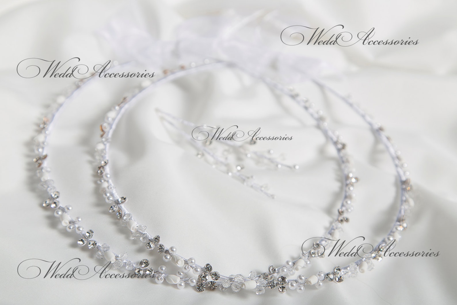 Stefana Handmade Greek Wedding Stephana From Porcelain Flowers Crystals ...