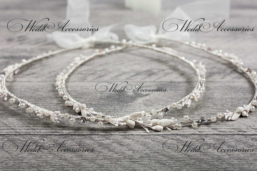 Unique Handmade Stefana Greek Wedding Stephana Στέφανα γάμου With ...