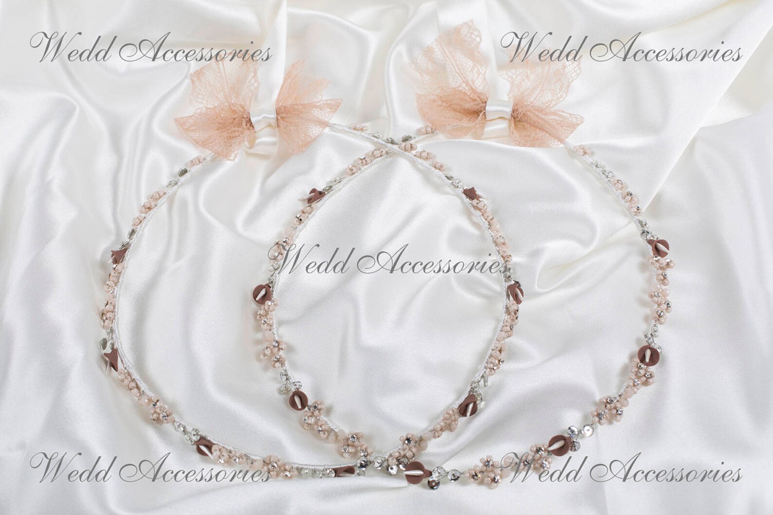 Stefana Handmade Greek Wedding Stephana From Porcelain Calla - Etsy