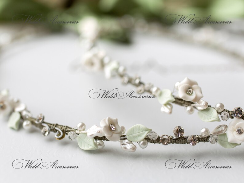 Romantic Stefana Handmade Romantic Wedding Stephana - Etsy