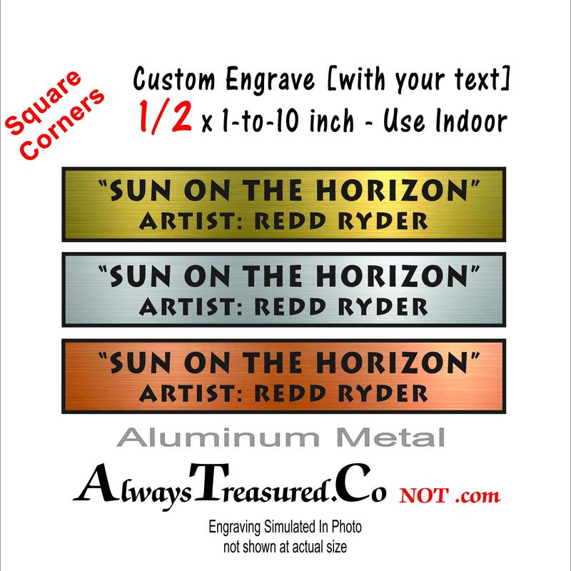 Metal Plate 2x3 - Etsy