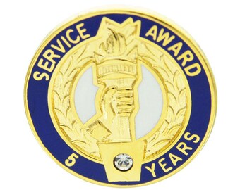 5 Years Service Pin - Etsy