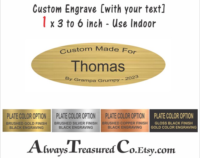Custom Engraved 1x4 Inch Plate Suite Sign Plaque Wall Door Placard ...