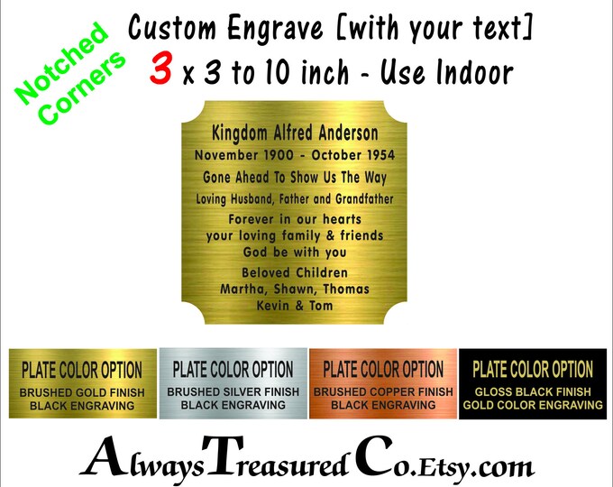 Custom Engraved 1x4 Inch Plate Suite Sign Plaque Wall Door Placard ...