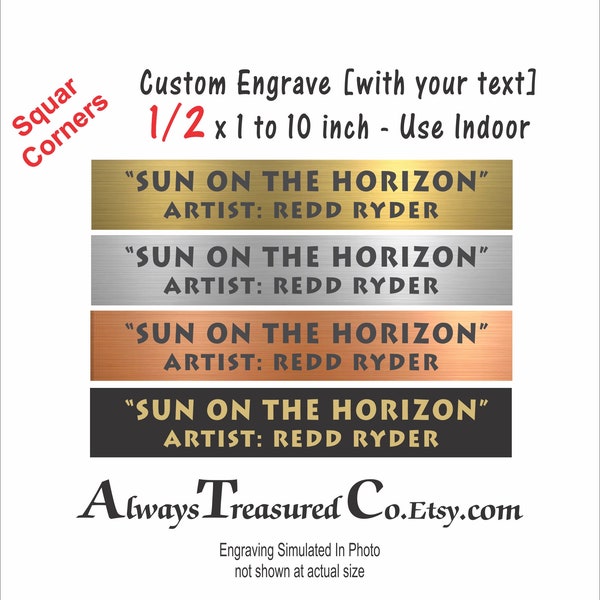 Trophy Engraving Name Plate - Etsy