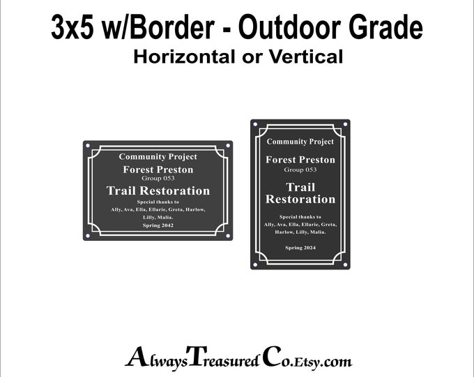 Eagle Scout Project Marker - Horizontal 8X10. Officially Licensed ...