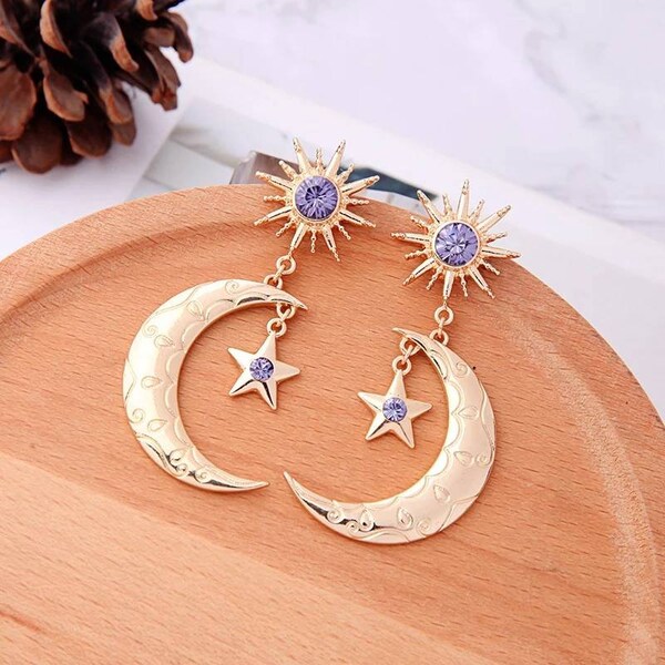 Celestial Earrings - Etsy
