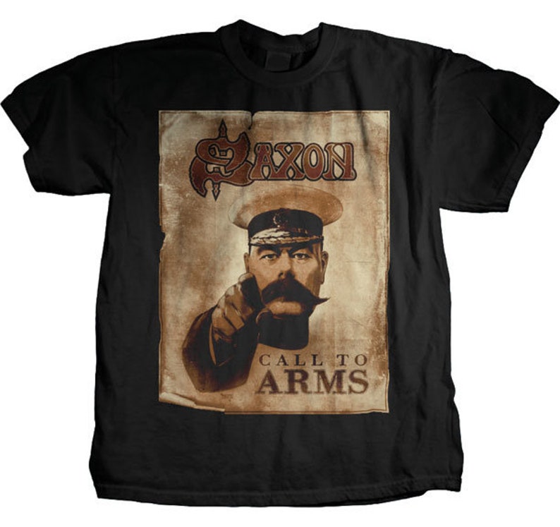 Saxon Call to Arms M, L, XL Black T-shirt - Etsy