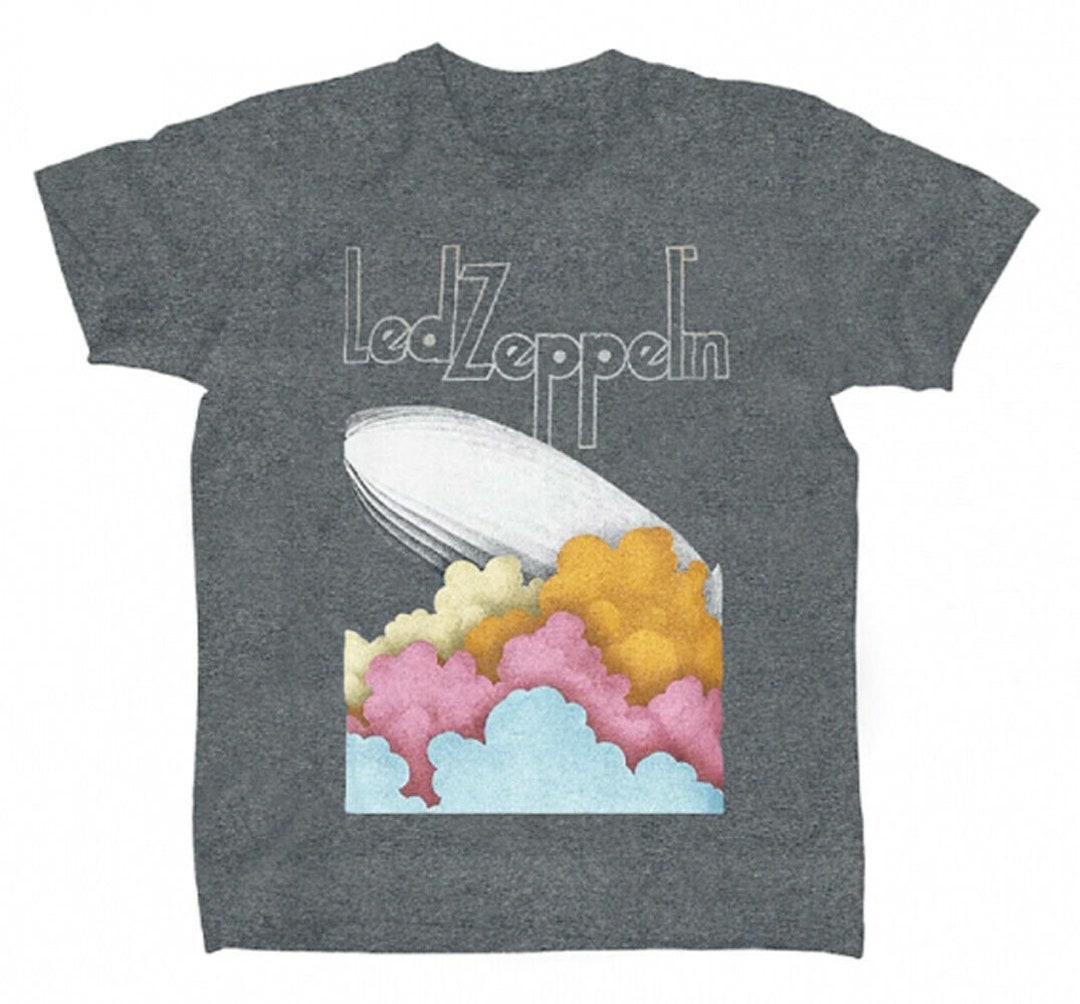 Led Zeppelin Blimp II M, L, XL, 2XL Heather Grey T-shirt - Etsy