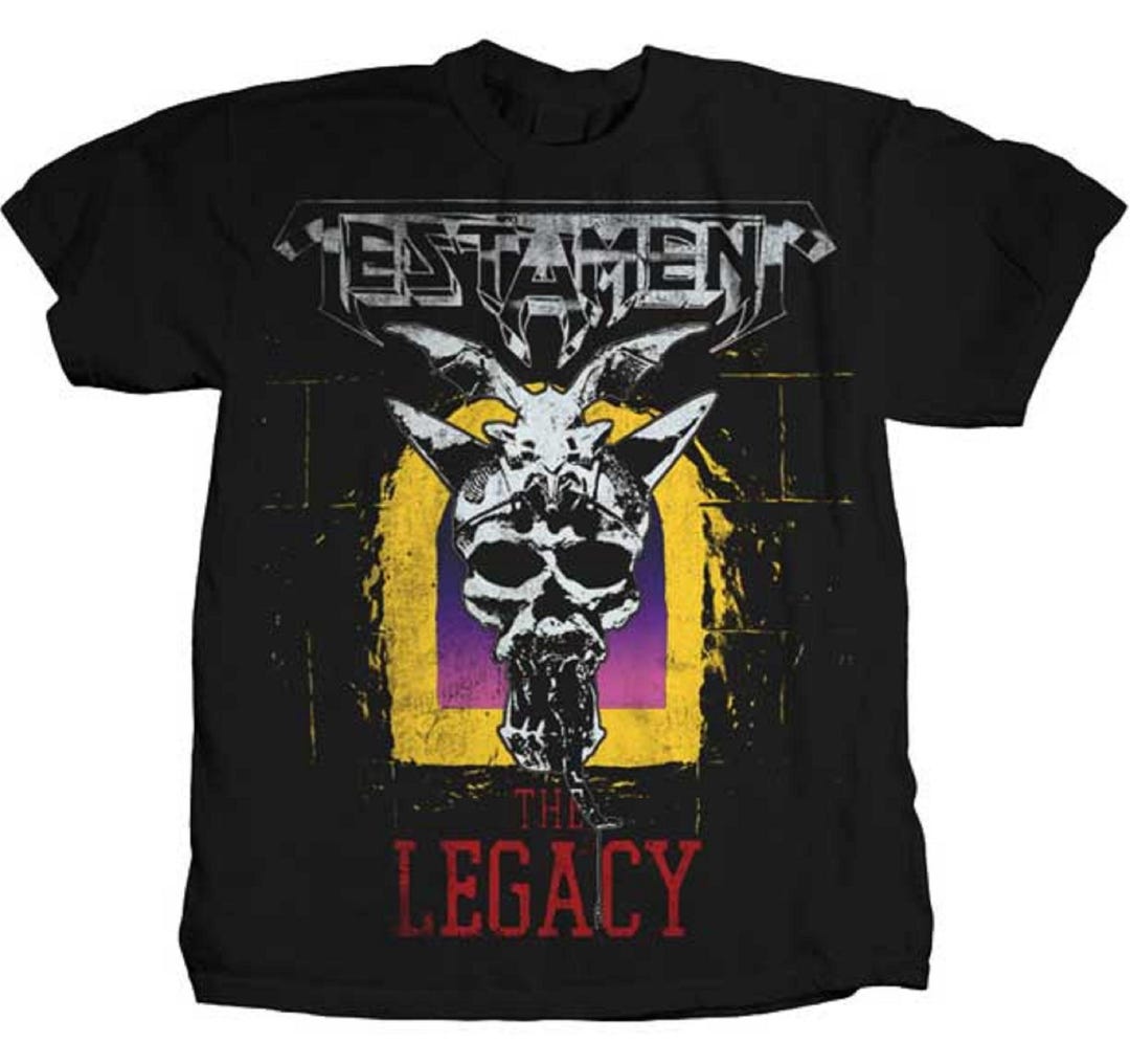 Testament Legacy M, L, XL, 2XL Black T-shirt - Etsy